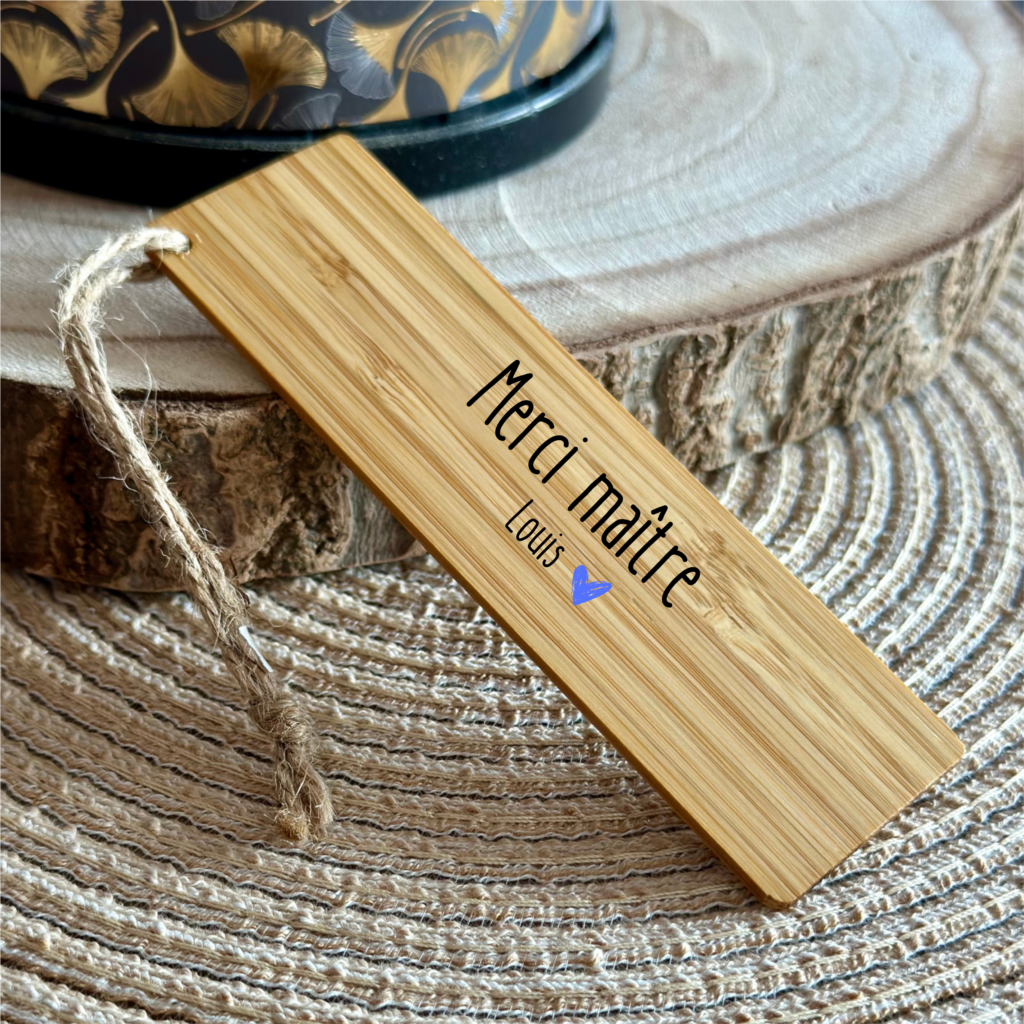 Marque page personnalisé maître - C-Mamarc.fr