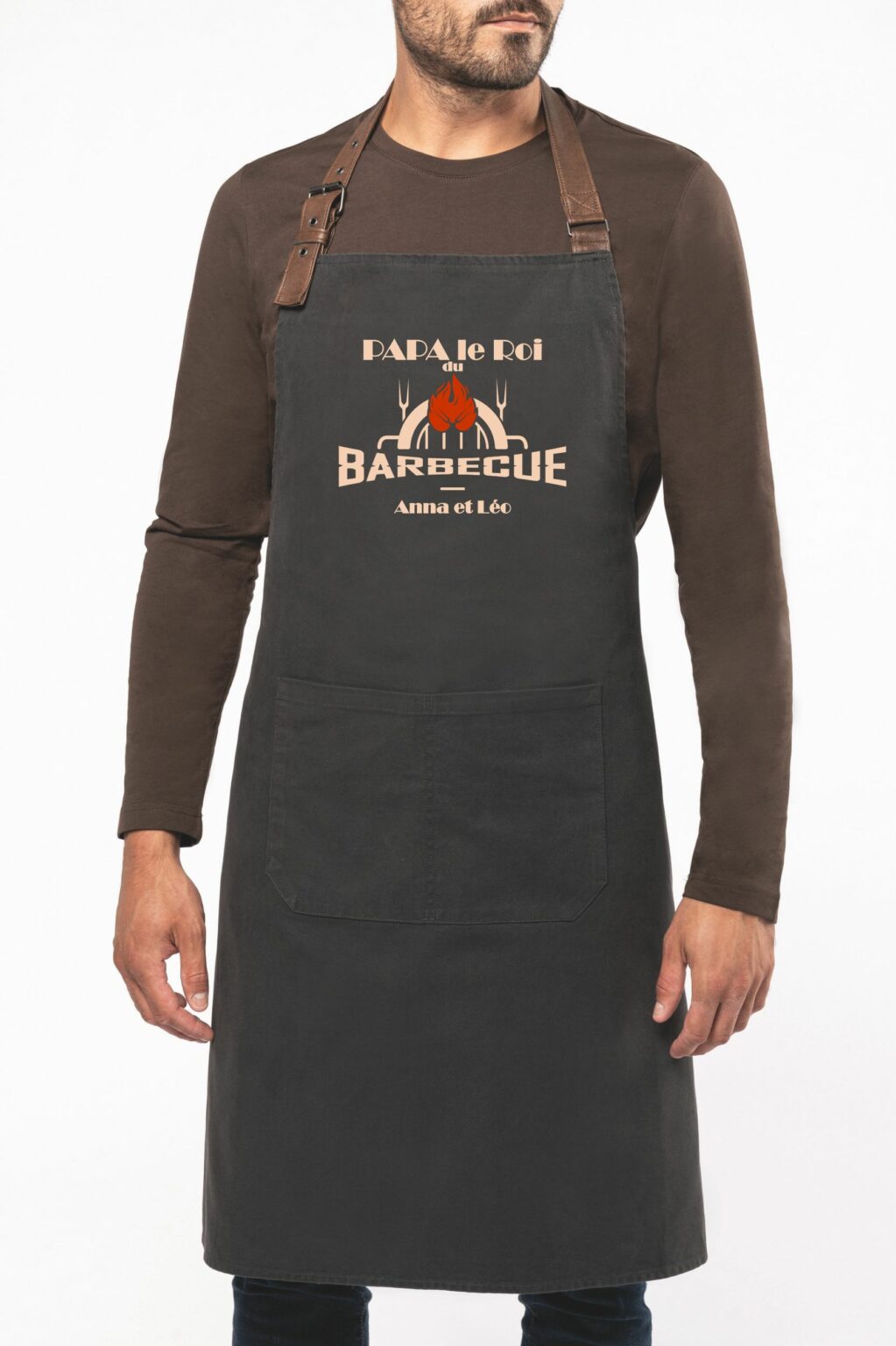 Tablier papi barbecue personnalisé - C-Mamarc.fr